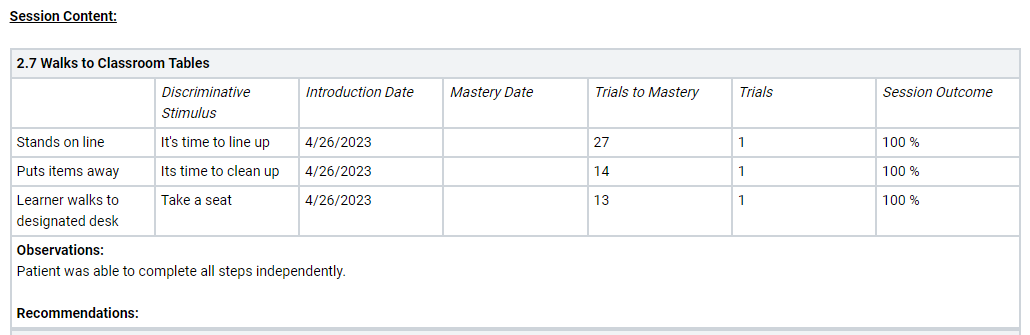 Live Supervision Session Notes